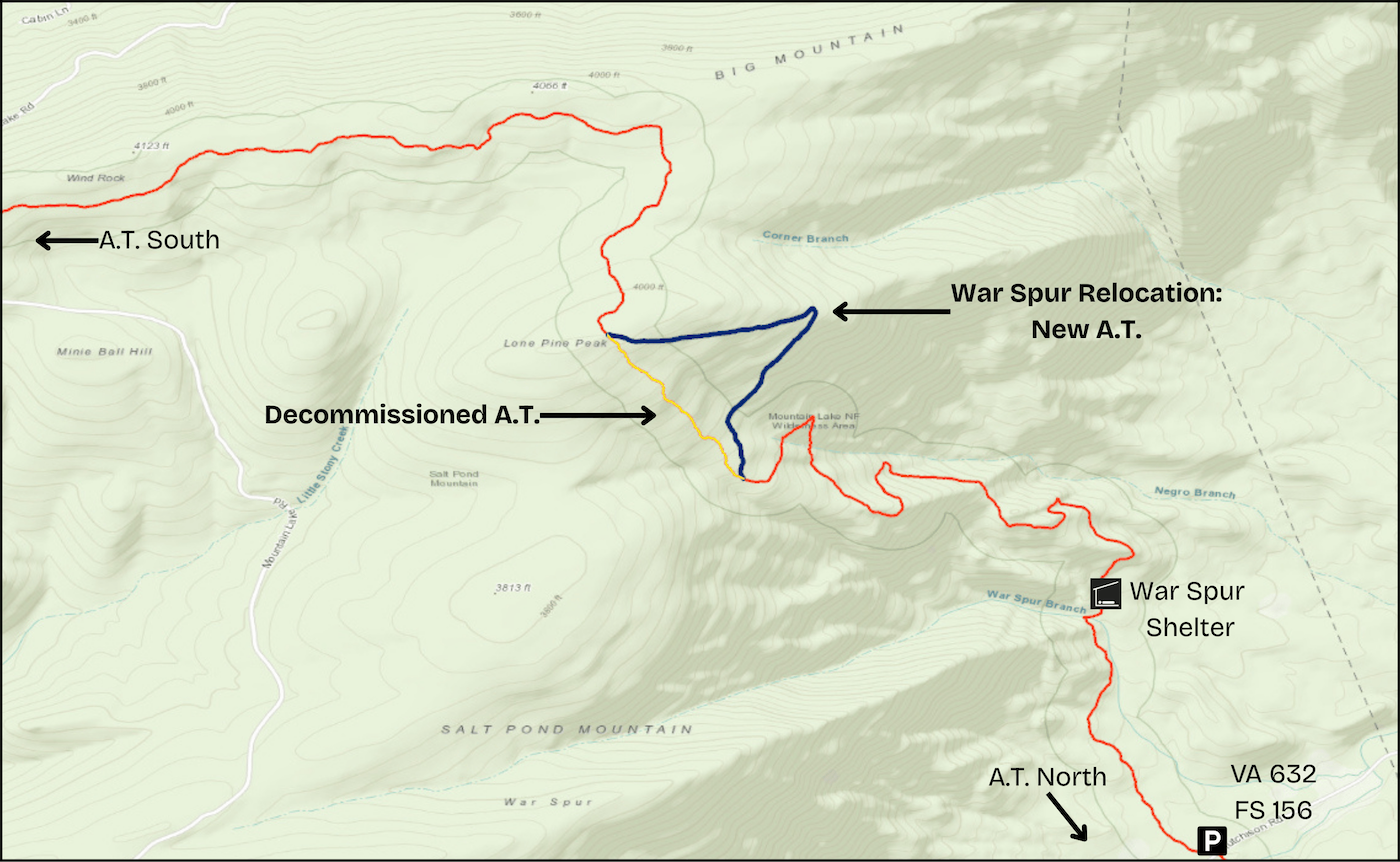 Appalachian Trail Becomes a Half Mile Longer in 2026 - Appalachian ...